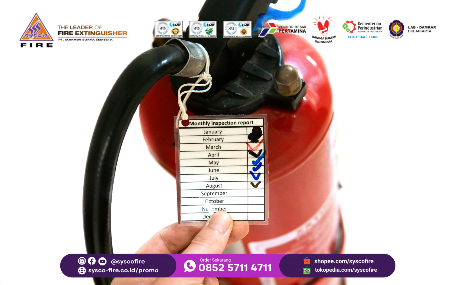 Inspeksi APAR: Melindungi Keselamatan dan Pemeriksaan Berkala