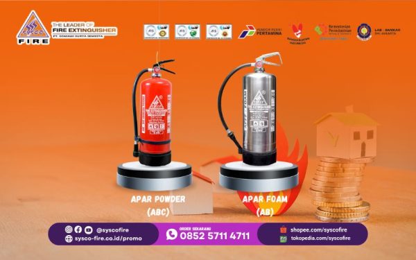 Alat Pemadam Api Bubuk ABC vs Alat Pemadam Api Busa - Sysco Fire | APAR ...