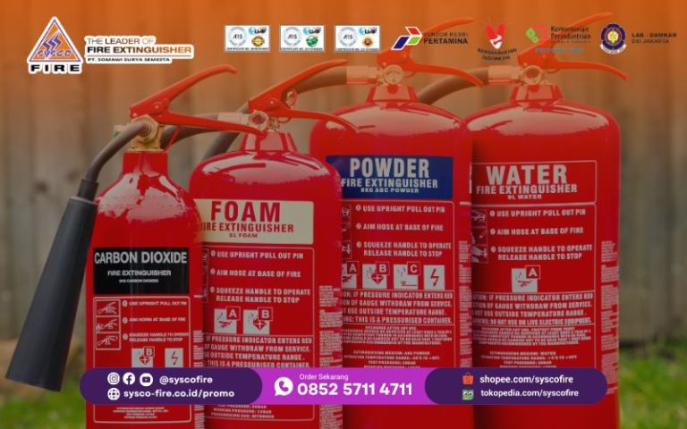 Pengertian Alat Pemadam Api: Fungsi, Jenis,dan penggunaannya