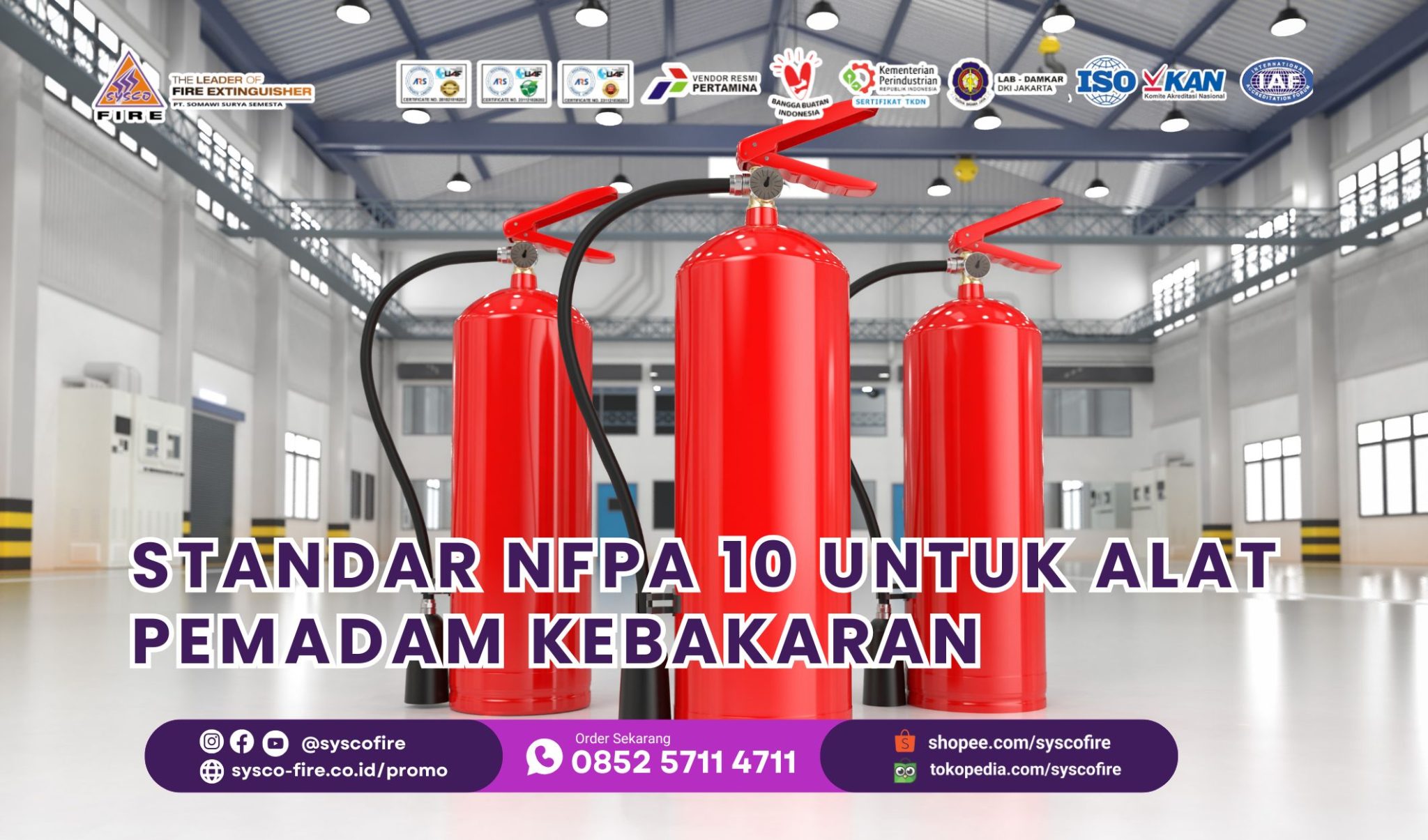 Standar NFPA 10 untuk Alat Pemadam Kebakaran yang Harus Diketahui ...